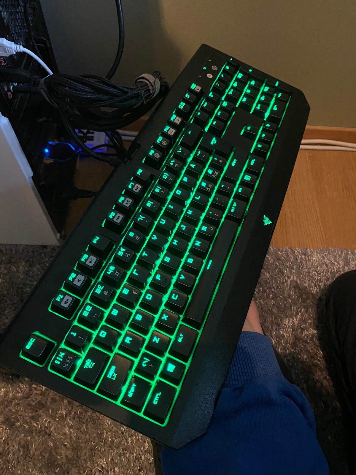 BILLIG Gaming Keyboard: Razer Blackwidow | FINN torget