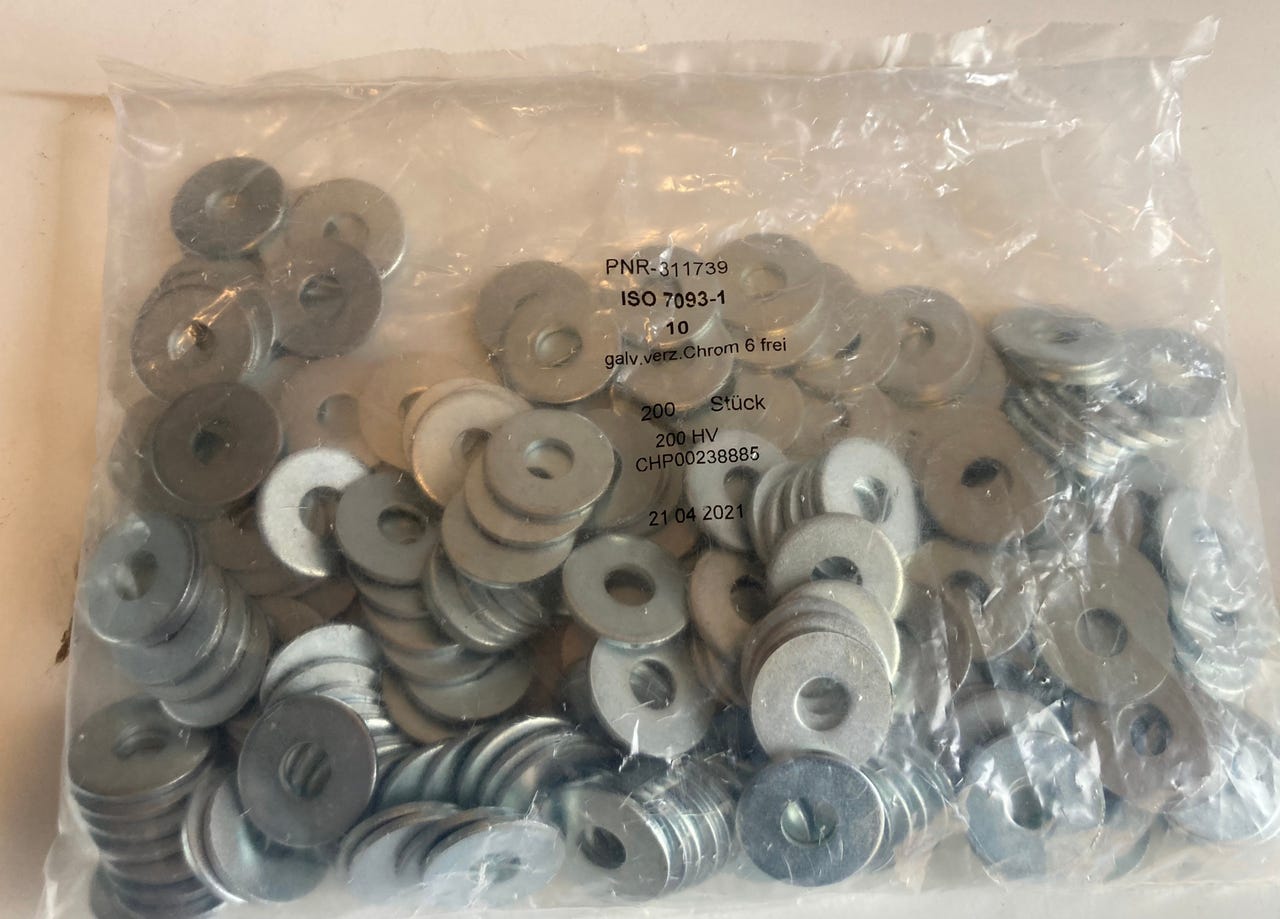 Stål skive 30mm m10 200HV | FINN torget