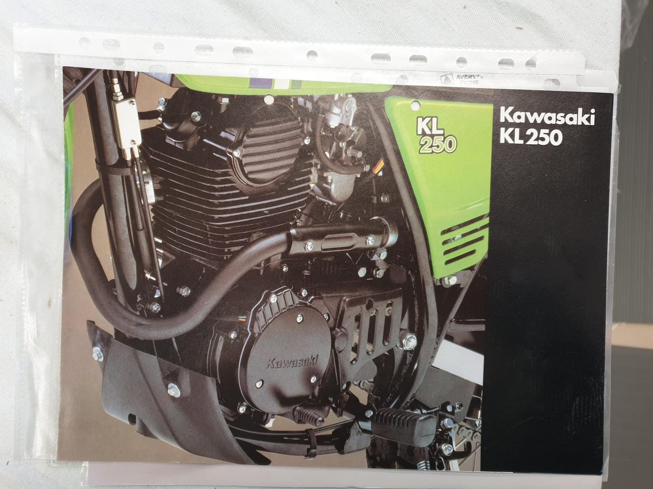 Kawasaki KL 250 Brosjyre | FINN torget
