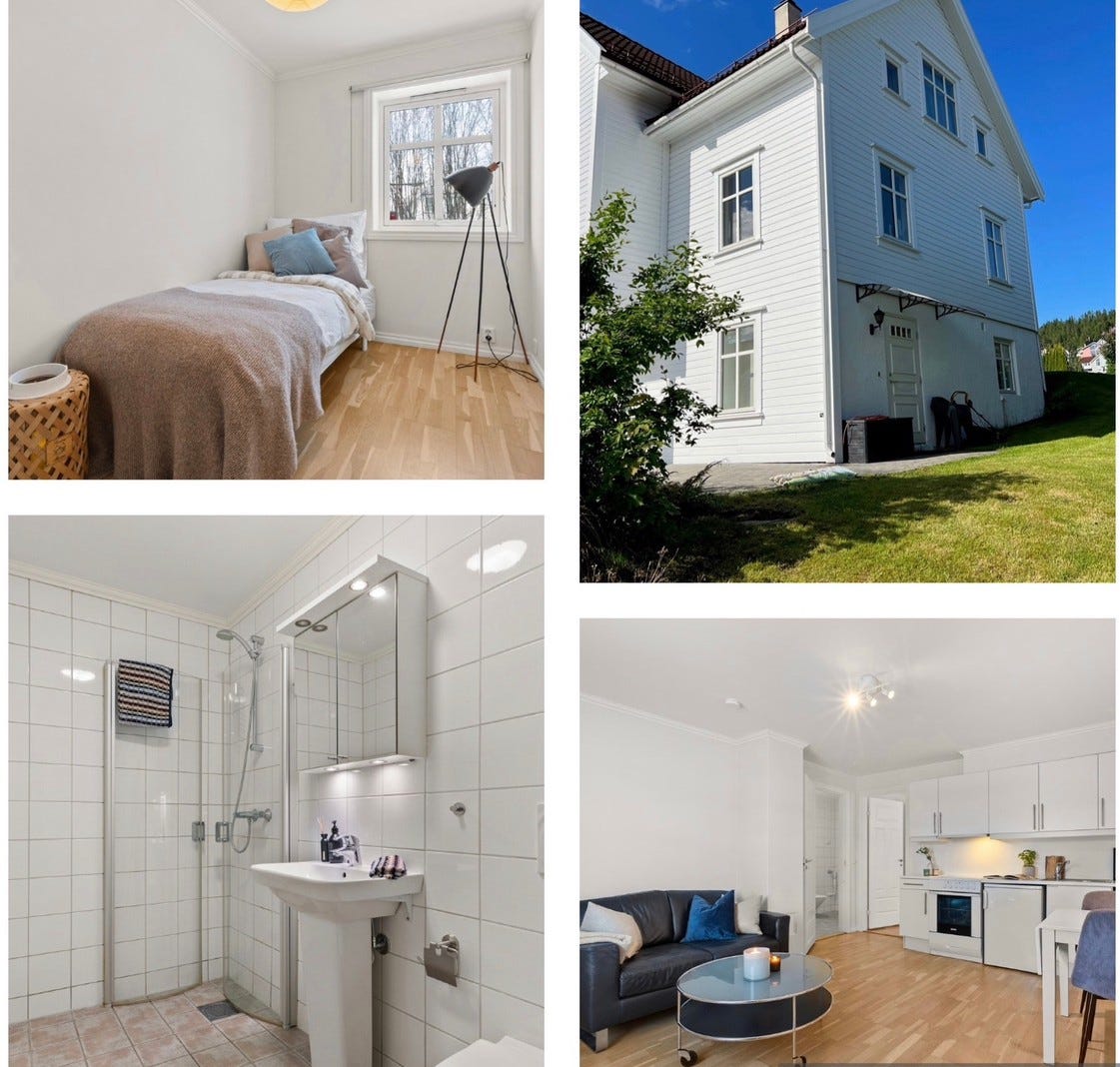 Flott leilighet med eget soverom til leie. Sentral beliggenhet, kort vei til buss. Strøm ...