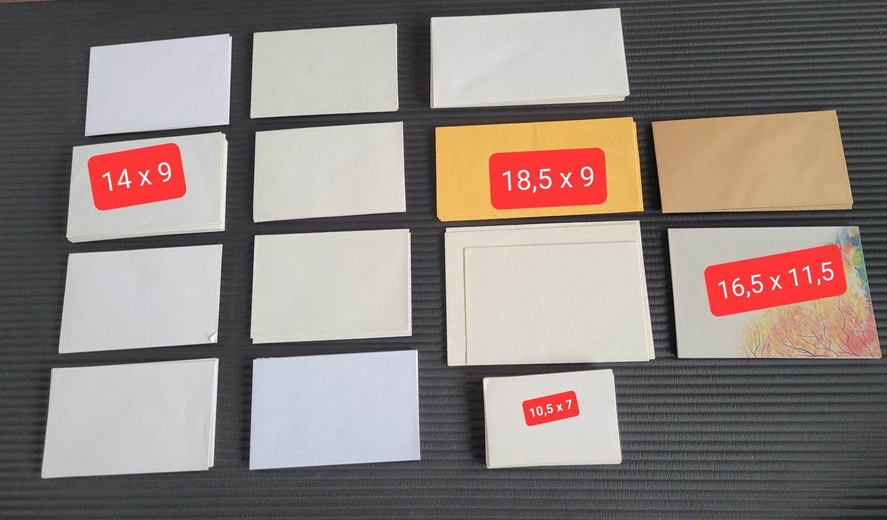 Konvolutter i ulike størrelser | FINN torget