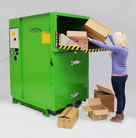 Brukt rullekomprimator til restavfall, isopor eller papp | FINN-torget