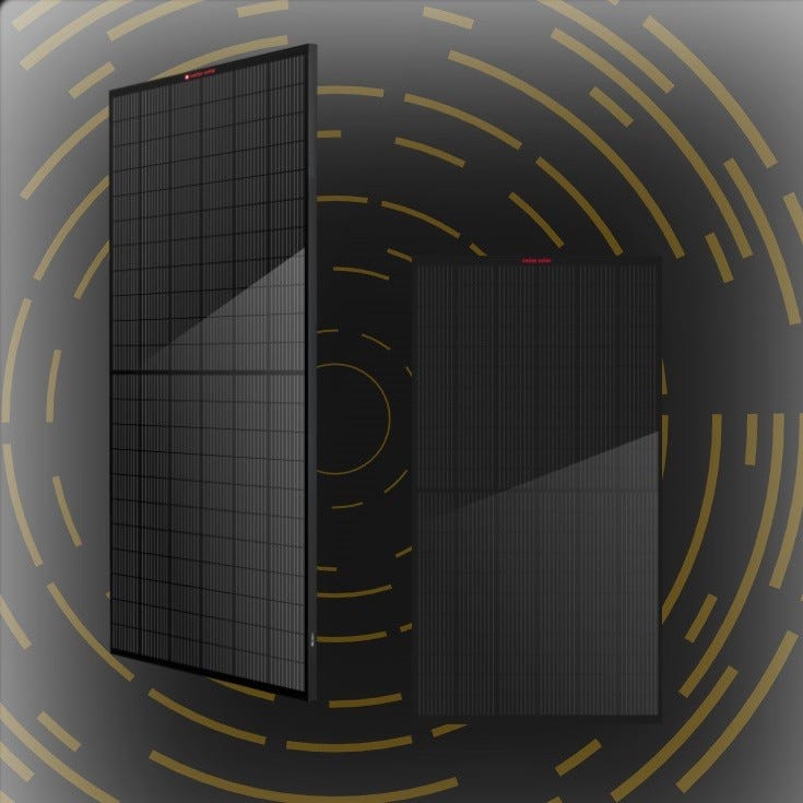 500W SwissSolar full black solcellepanel | FINN-torget