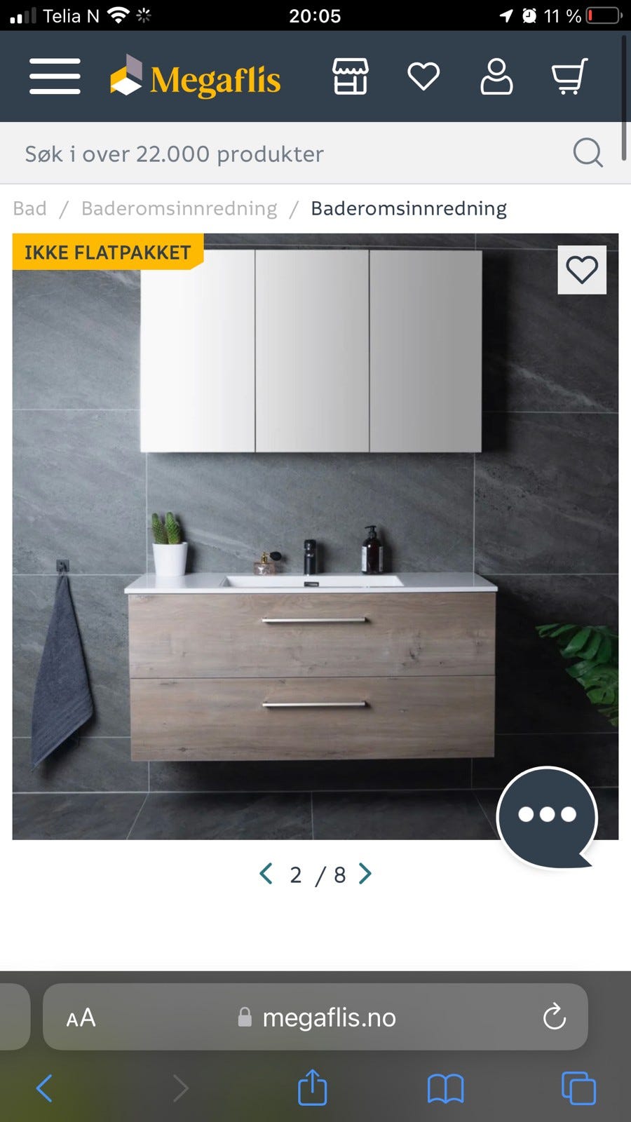 Lind baderomsinnredning fra Megaflis | FINN torget