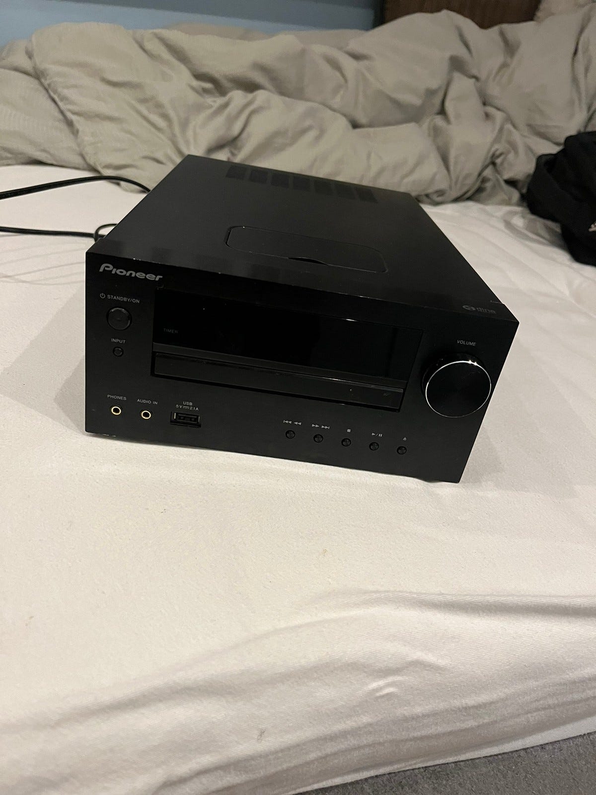 Mini Pioneer forsterker model XC-HM70-K, stereo, usb, aux, internett ...