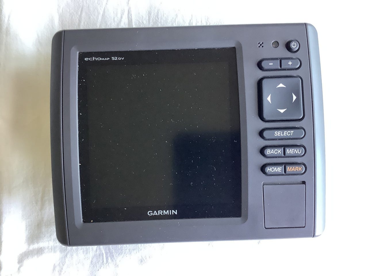 Garmin Echomap 52dv. Brakett, strømkabel og soldeksel. Innebygd antenne ...