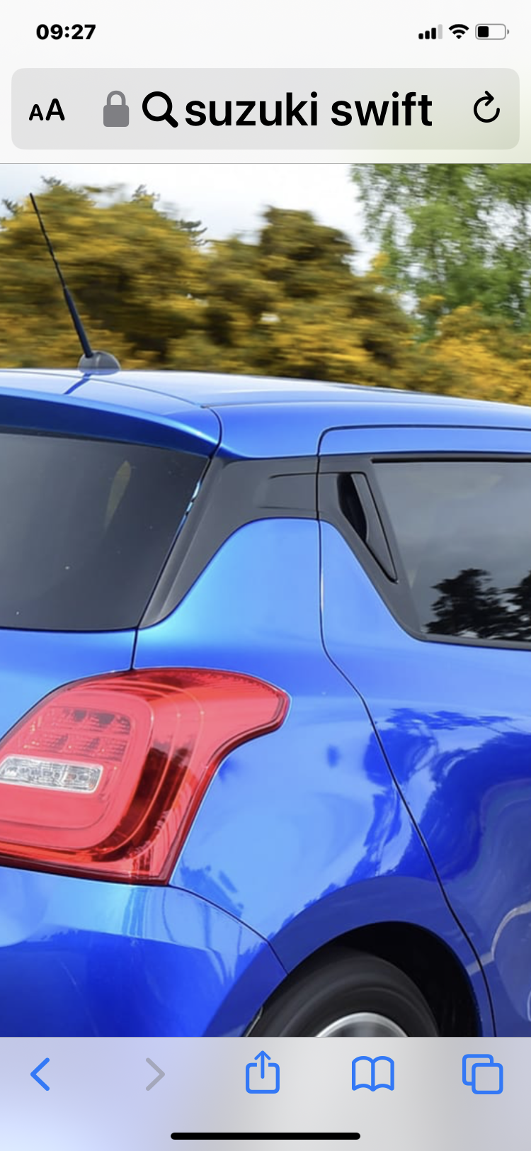 Suzuki Swift plast detalj høyre side bak. | FINN-torget