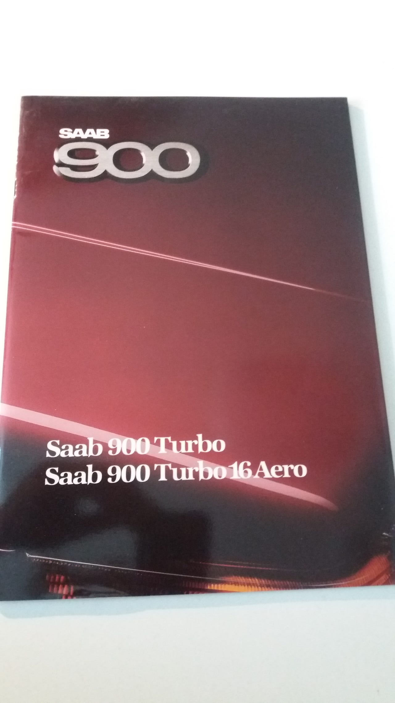 SAAB 900 TURBO / 900 TURBO 16 Aero -brosjyre. | FINN-torget