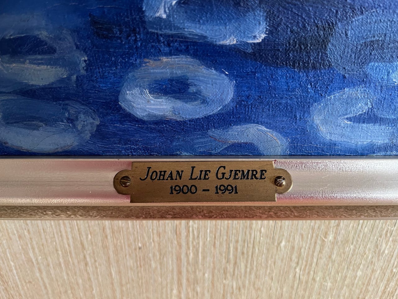 Johan Lie Gjemre. Maleri | FINN-torget