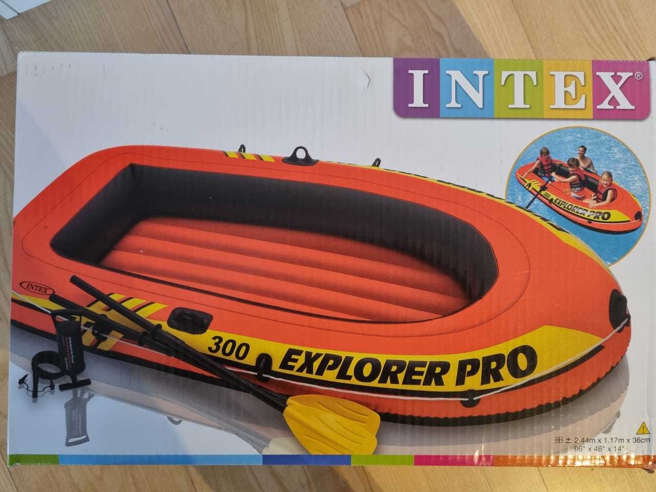 Ubrukt Gummibåt Intex 300 Explorer pro | FINN torget