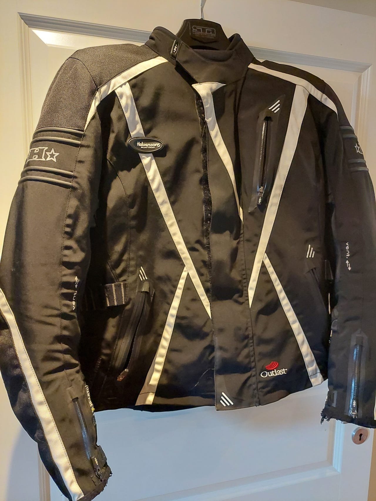 Halvarssons MC jakke med membran/Outlast temperaturregulerende for ...