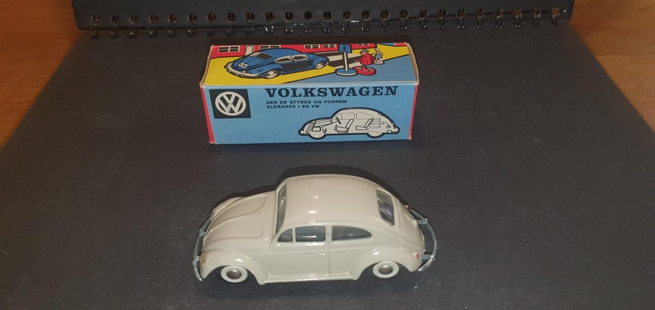 Tekno Danmark 819 Volkswagen 1200 1957 Folkevogn med original eske ...