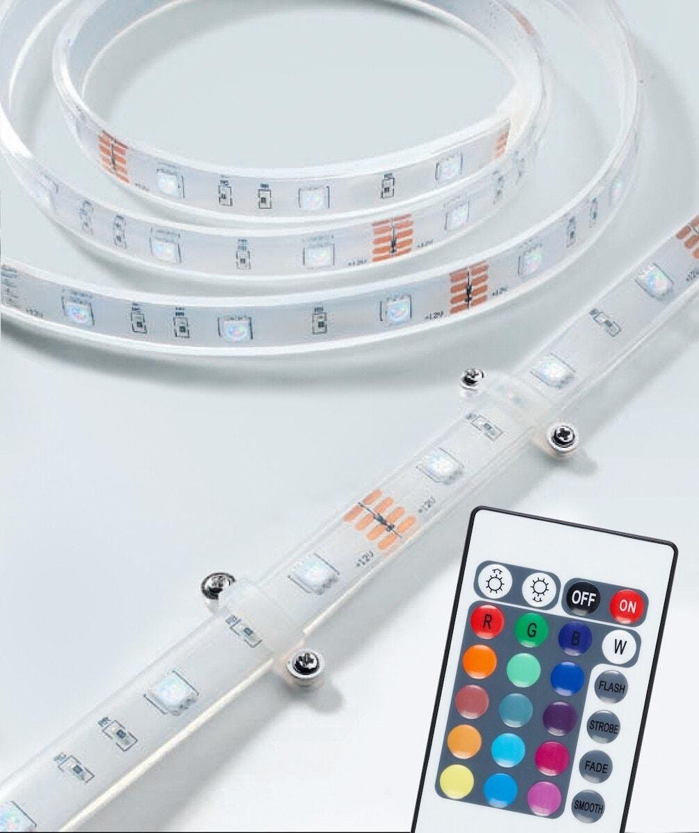 LED-lys RGB utendørs / innendørs med fjernkontroll | FINN torget