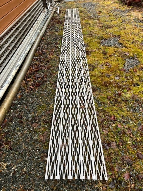 Gangbane til flytebrygge? Rister, U-profil i Aluminium, Gjengestag ...