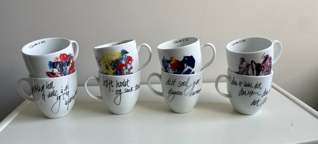 Krus "Kunsten å leve" | FINN-torget