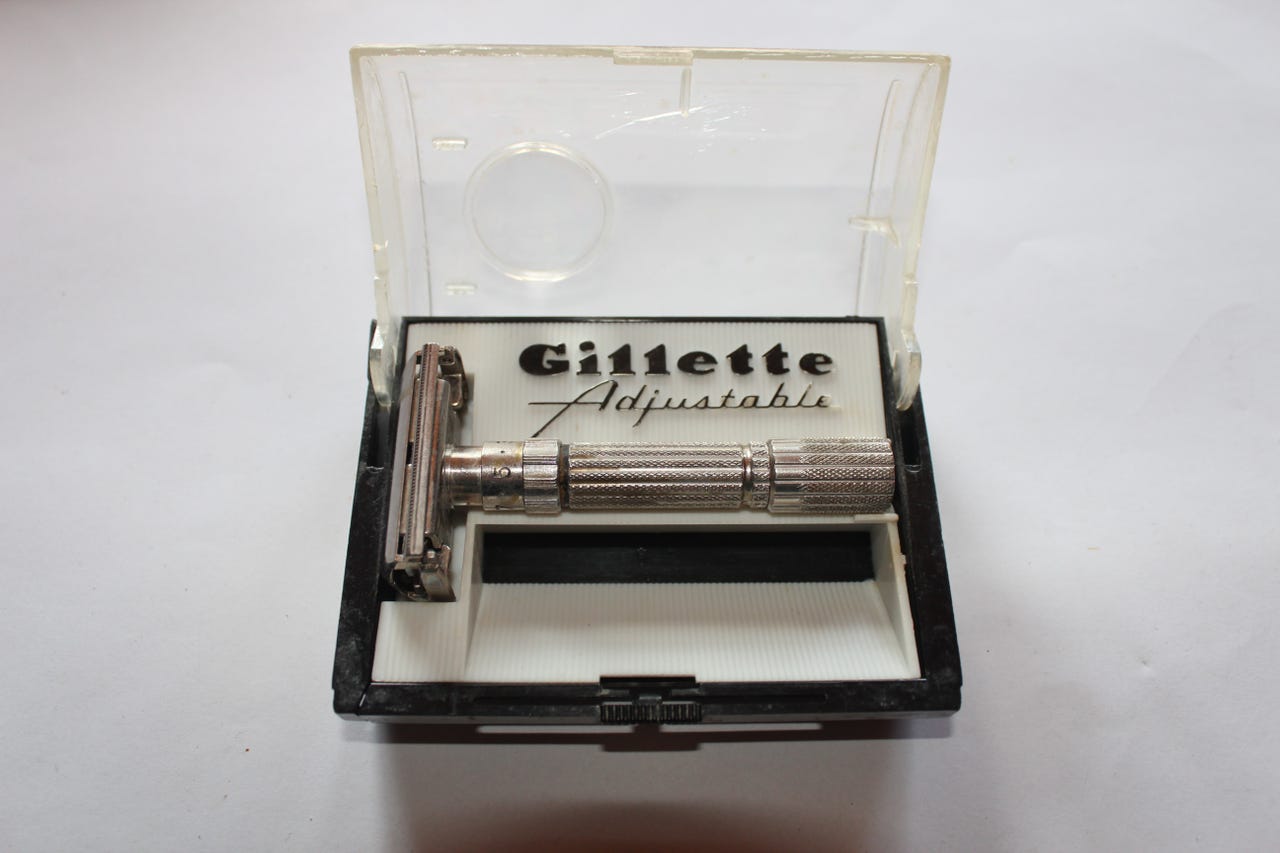 Vintage Gillette Fat Boy Adjustable Safety Razor - barberhøvel | FINN ...