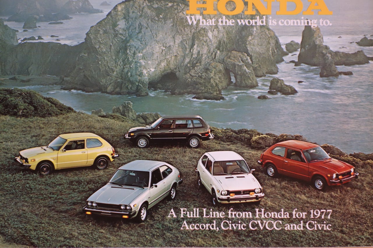 Full Line Honda 1977 engelsk brosjyre | FINN-torget