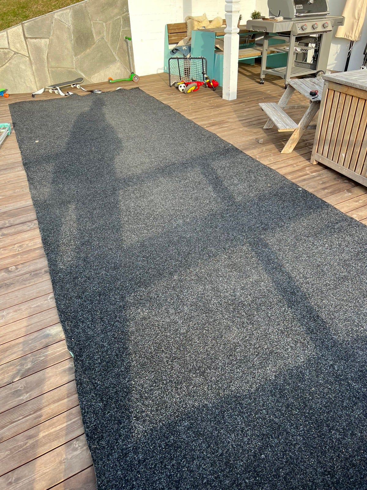 Langt uteteppe, terrasseteppe / balkongteppe / kunstgress ...