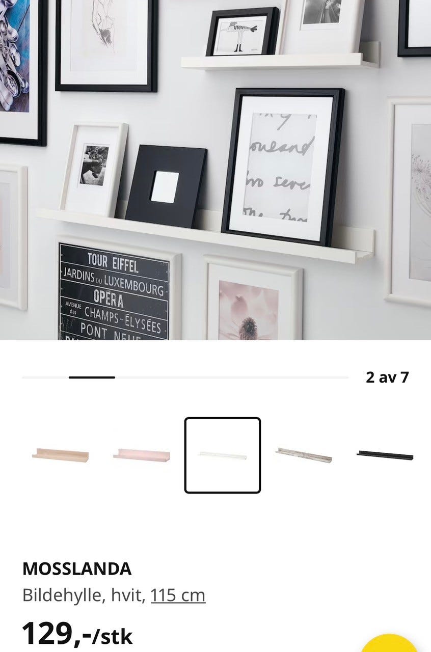 IKEA bildehylle | FINN torget