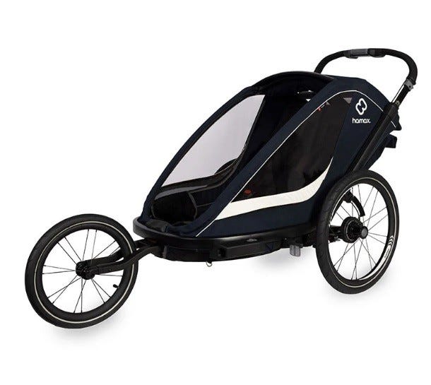 Hamax Breezy + joggehjul. Sykkelvogn, trillevogn og løpevogn | FINN-torget