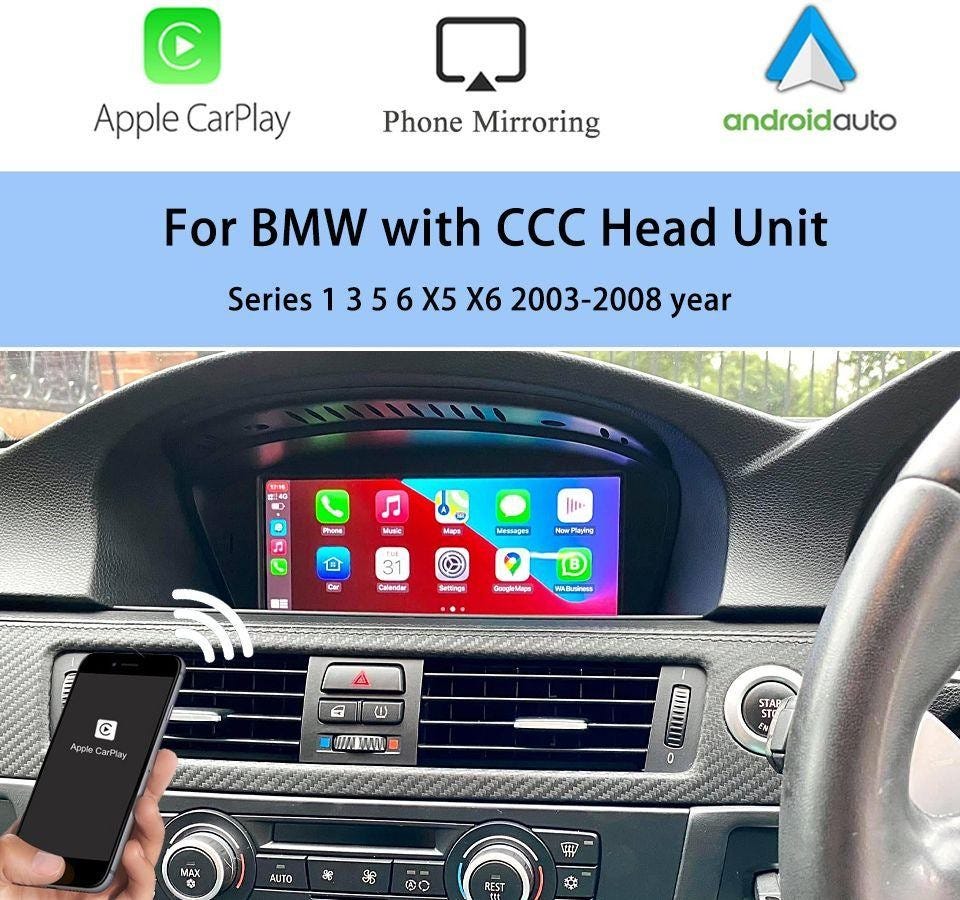 BMW CCC Android Auto og Apple CarPlay modul med fiberoptisk lyd | FINN ...