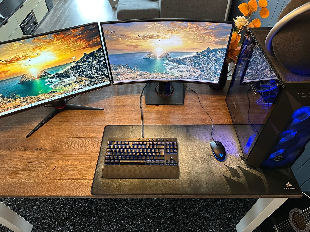 Gaming Setup AMD Ryzen 7 3100X-Geforce 2070 Super-16Gb Ram-512GB M.2 ...