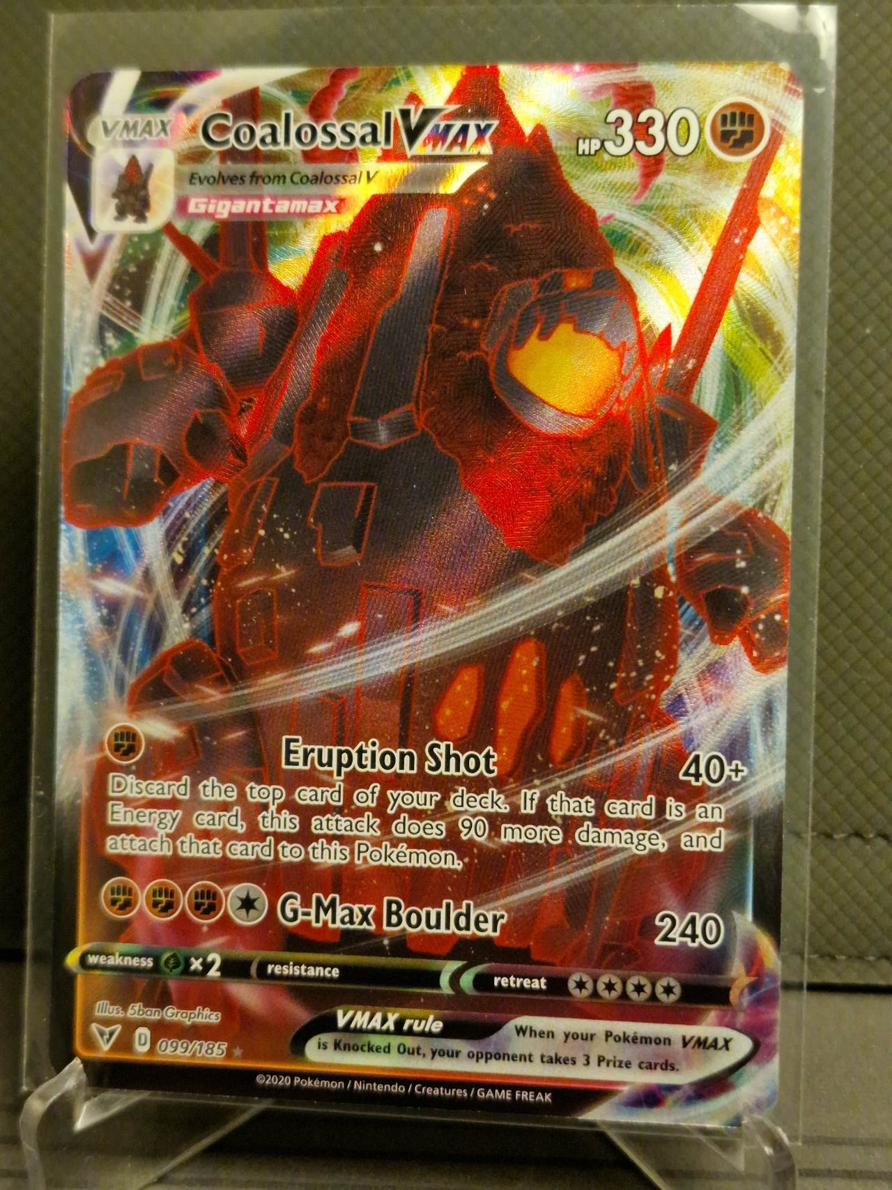 Coalossal Vmax #99 - Pokemon Vivid Voltage | FINN torget