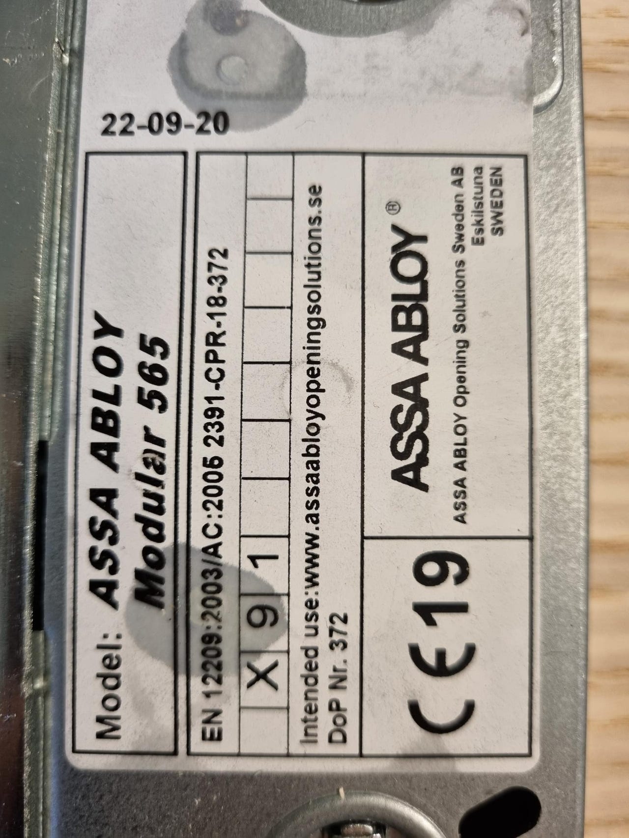 Assa komplett lås til ytterdør. Ny. | FINN torget