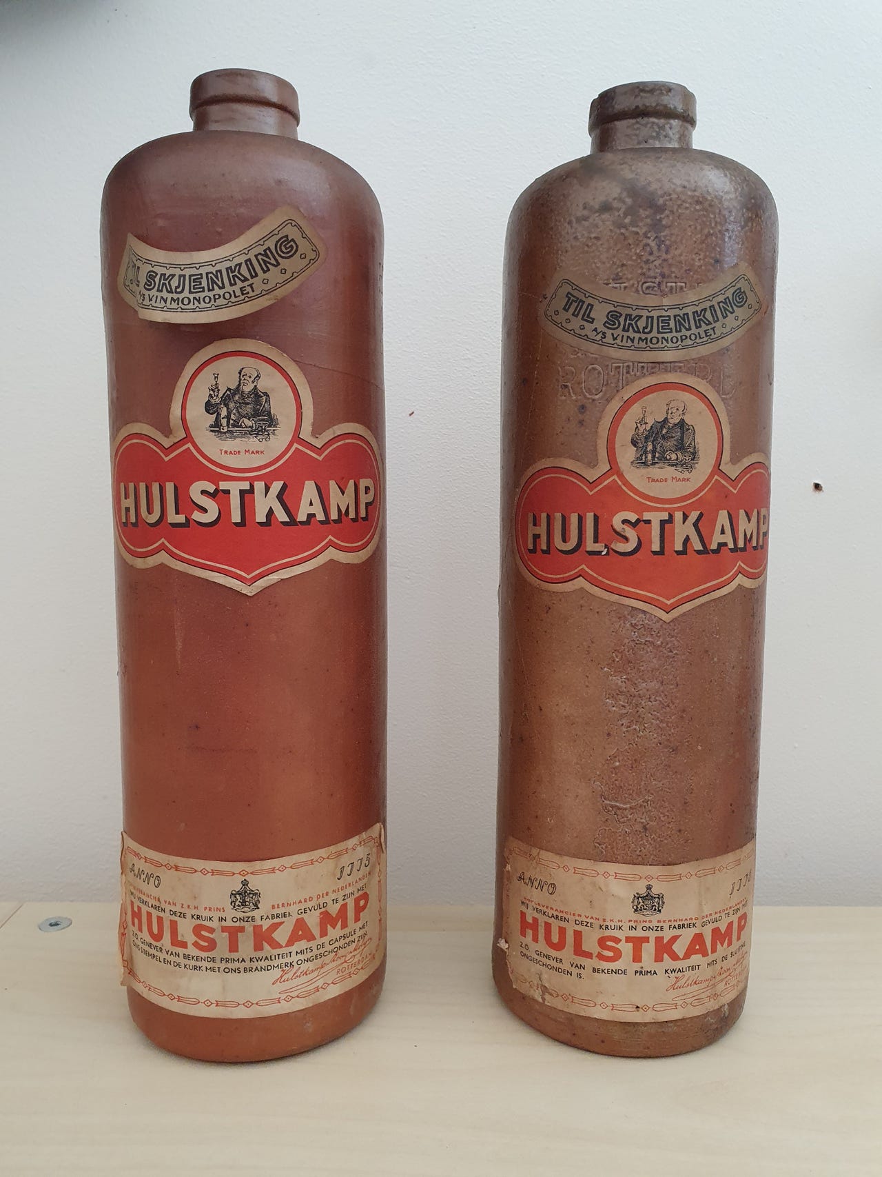 Antikke flasker. Hulstkamp Rotterdam. | FINN torget