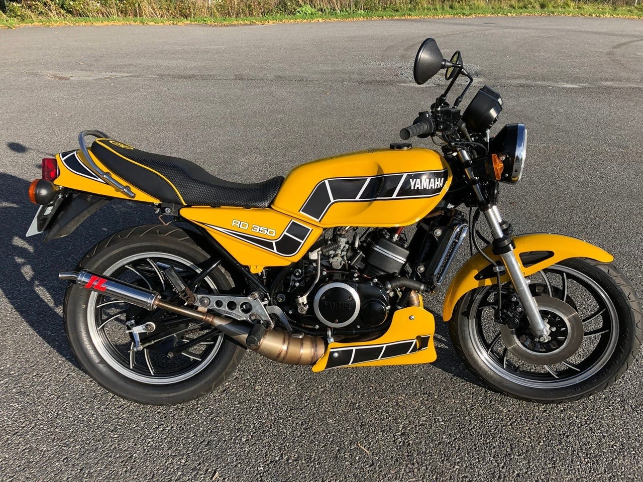 Yamaha RD 350/500 YPVS Hel sykkel, ramme, prosjekt eller deler kjøpes ...