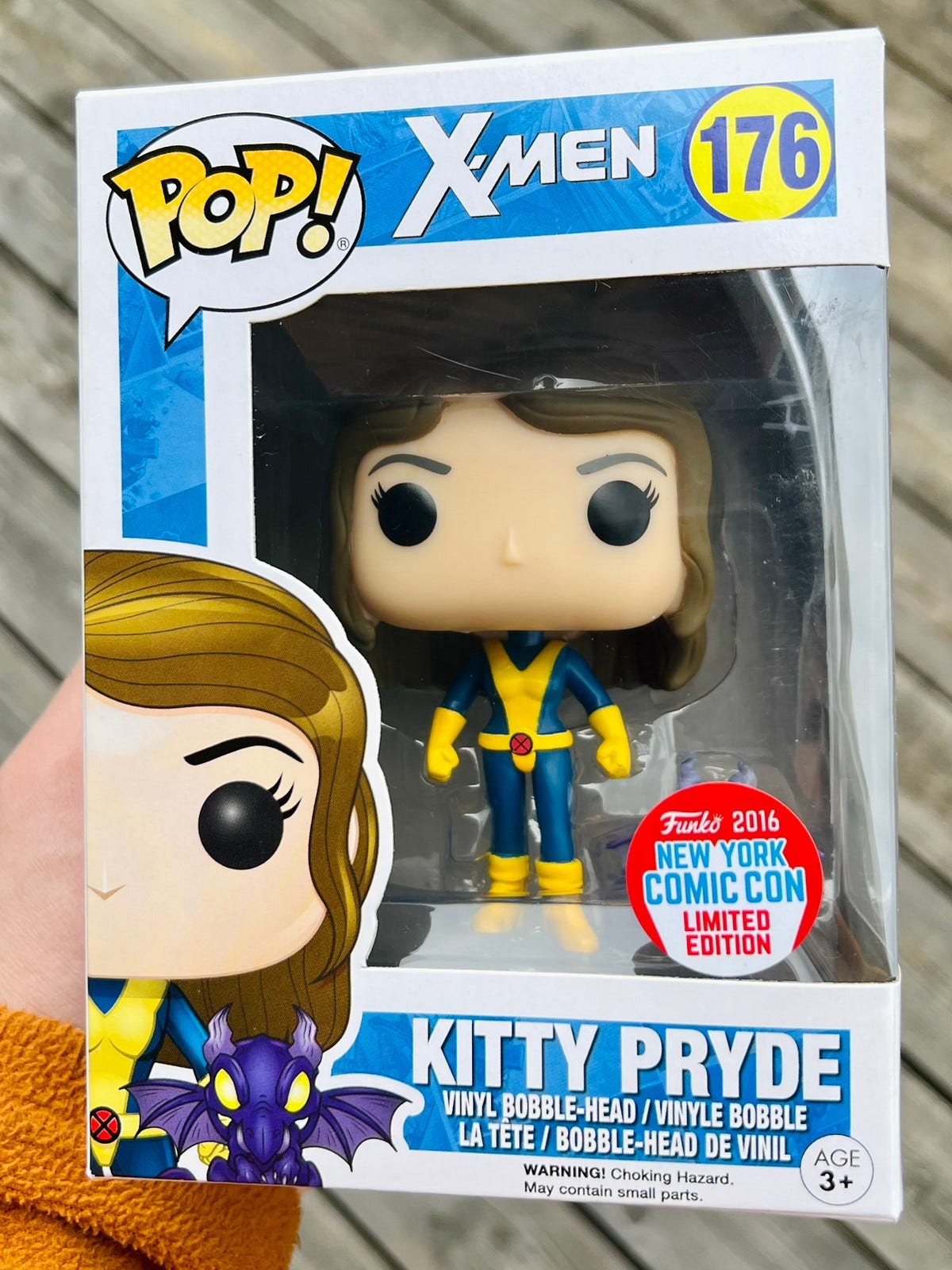 Funko Pop! Kitty Pryde & Lockheed | X-Men (176) Excl. to New York Comic ...
