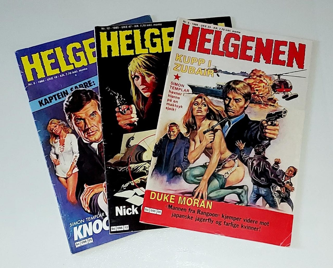 3 HELGENEN BLADER.1985-1986. | FINN torget