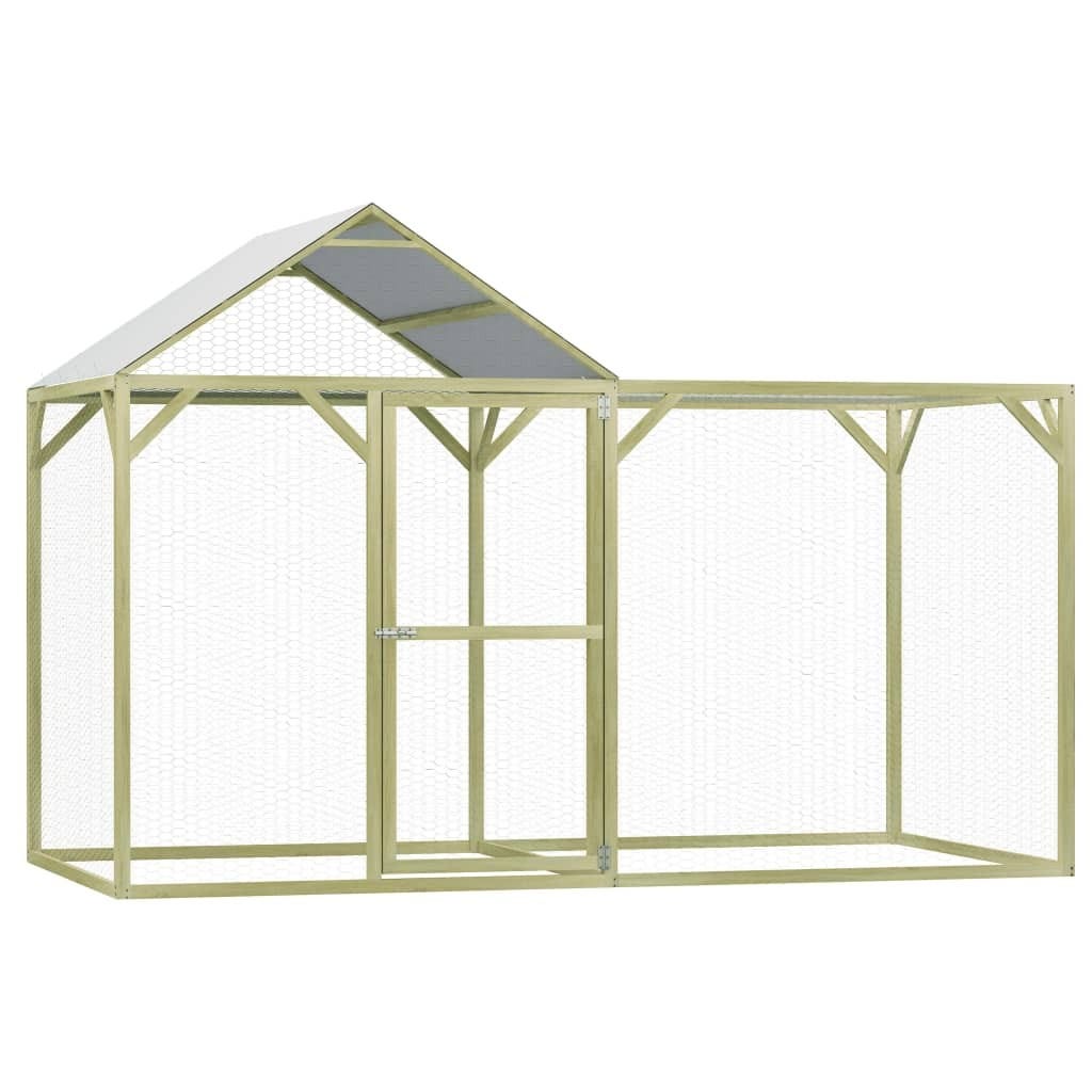 vidaXL Kyllingbur 3x1,5x2 m impregnert furu | FINN-torget