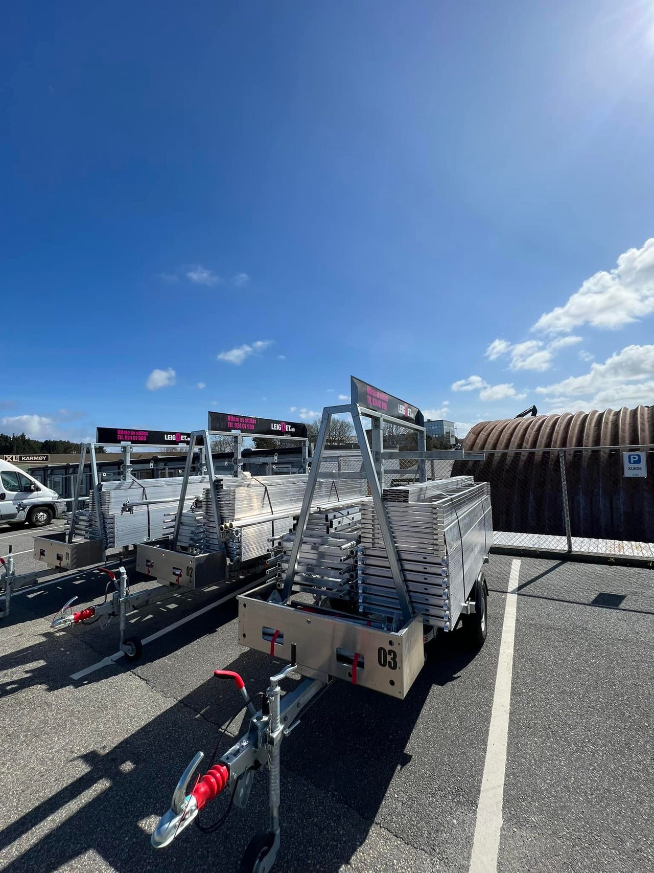 Vi har stillas hengere for Utleie - Billigst på pris | FINN-torget