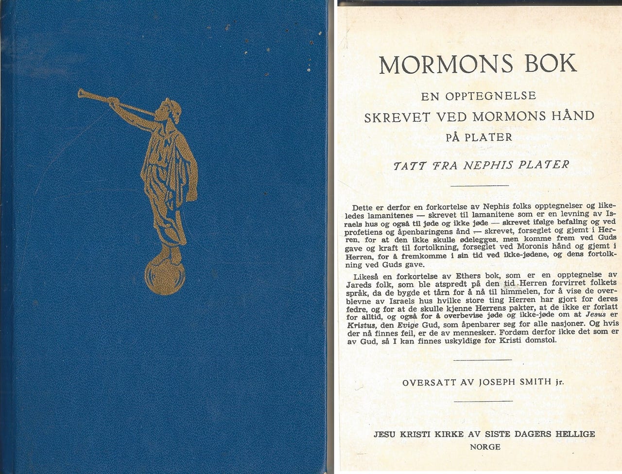 Mormons bok - oversatt av Joseph Smith | FINN-torget