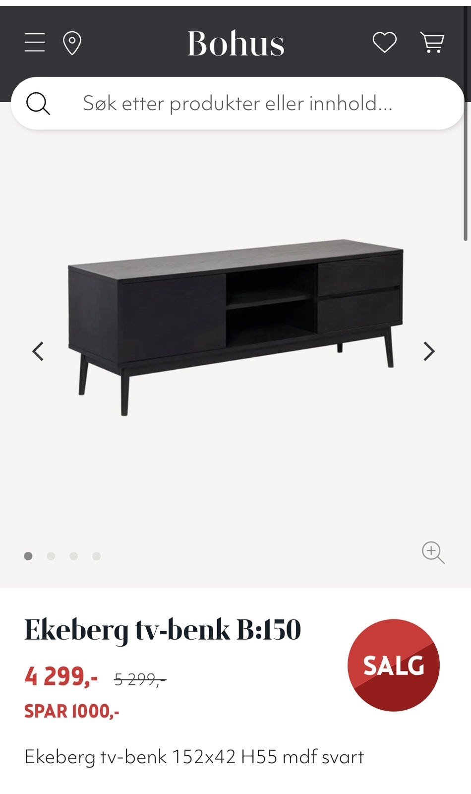 Ekeberg TV-Benk | FINN-torget