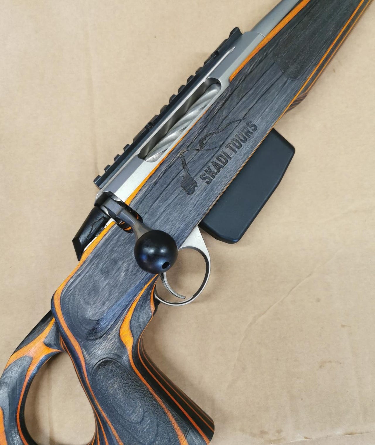 "Pimp my TIKKA" underbeslag / magasinramme i Aluminium sort og sølv til ...