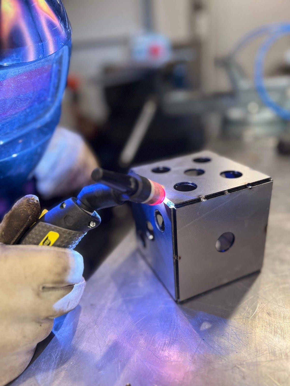 Sveise kit - Tren på å sveise en terning | FINN-torget