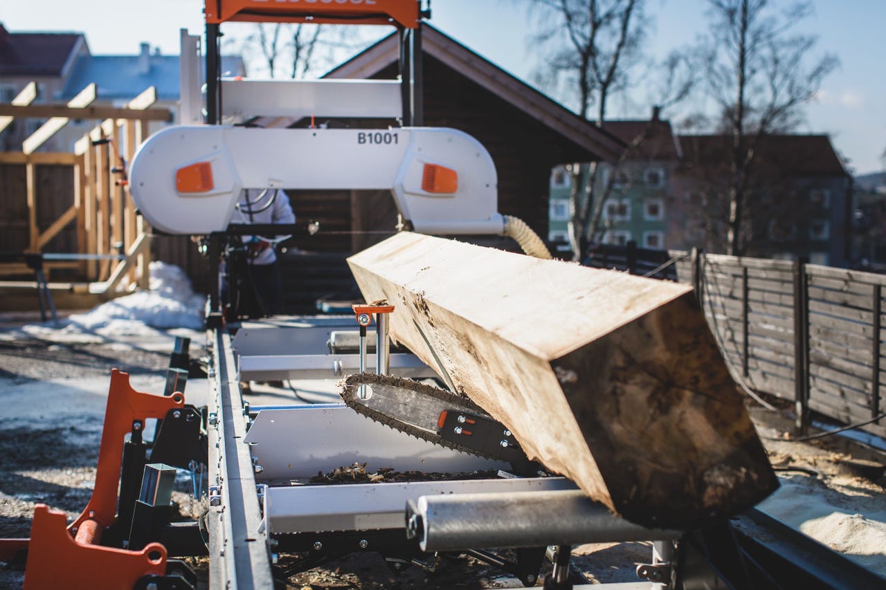 Logosol B1001 Hydraulisk Båndsag | FINN-torget