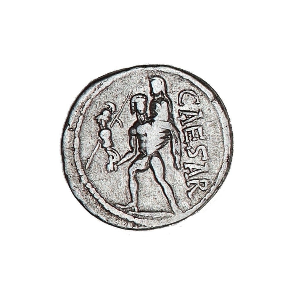 Julius Caesar, denar, 100-44 f.Kr. | FINN torget
