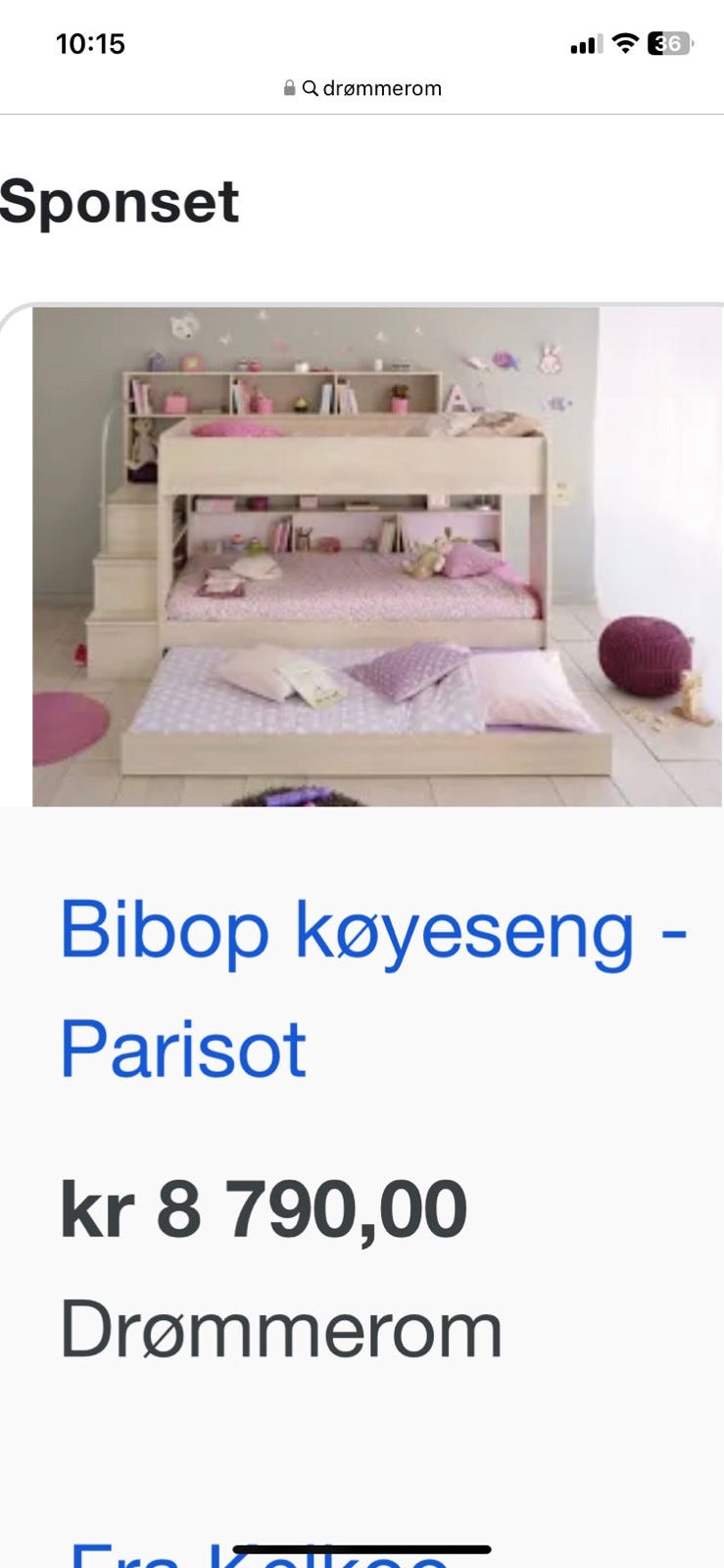 Seng fra Drømmerom til barnerom | FINN-torget