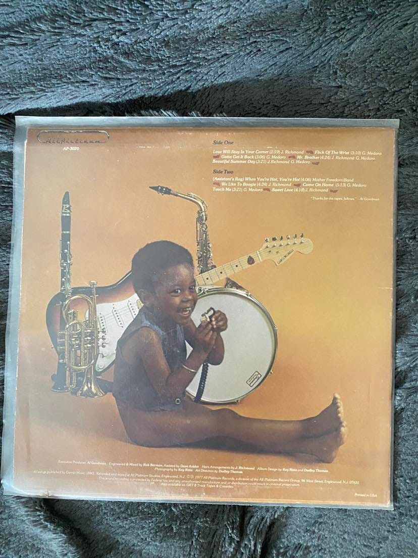 MOTHER FREEDOM BAND: CUTTING THE CHORD, ALL PLATINUM 1977 | FINN-torget