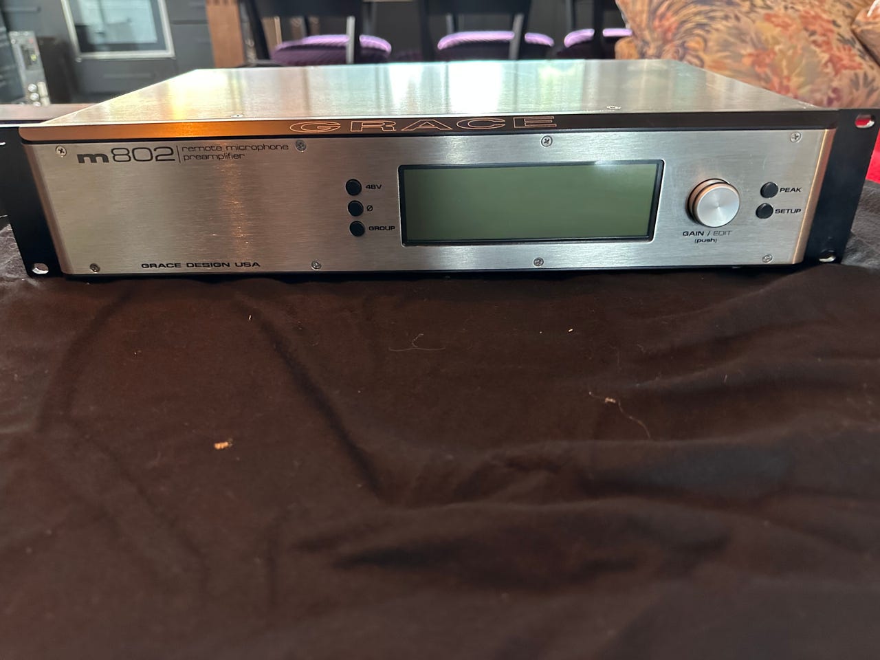 2 stk. Grace Design m802 8ch. Mikrofonforsterker. | FINN-torget