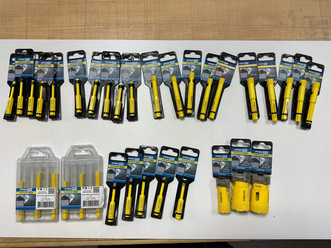 Diamantbor ,flis , hullbor , flisebor , pro-fit , industribor ...