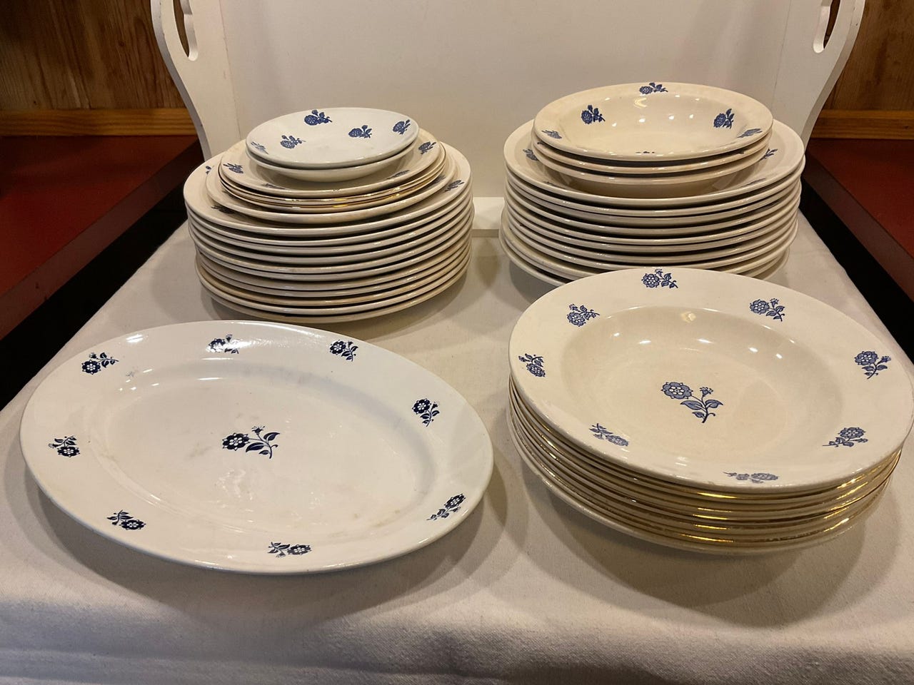 Egersund servise, « Blå blomst» «Blå strøblomst» 🇳🇴💙🇳🇴 | FINN-torget