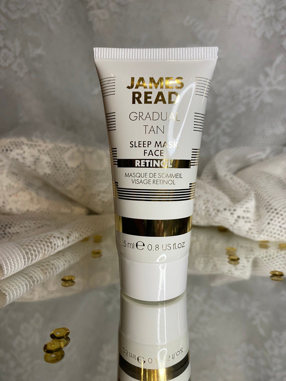 James Read - Gradual Tan Sleep Mask Face med Retinol - 25ml | FINN-torget
