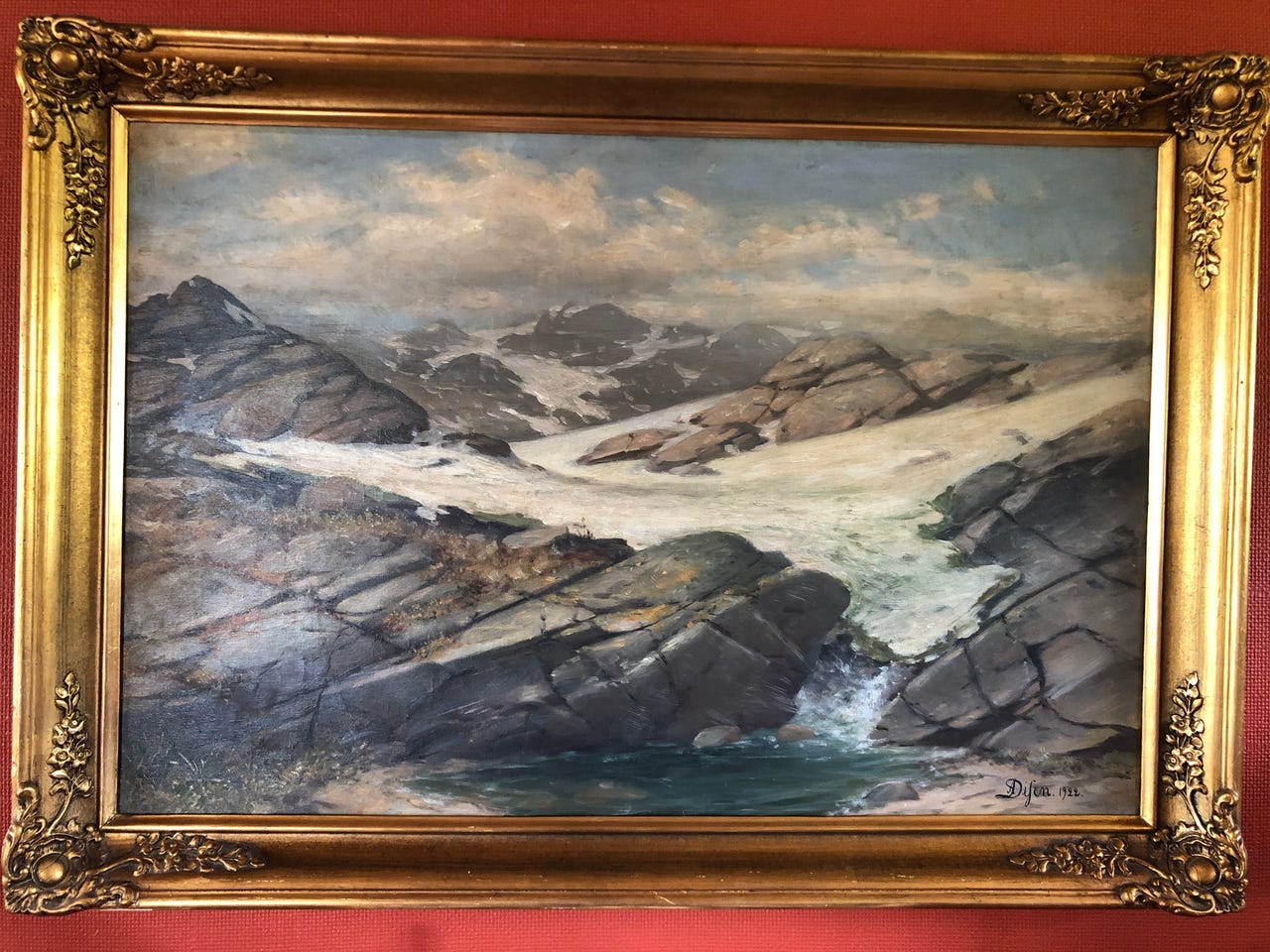 Oljemaleri Andreas Disen 1922 | FINN-torget