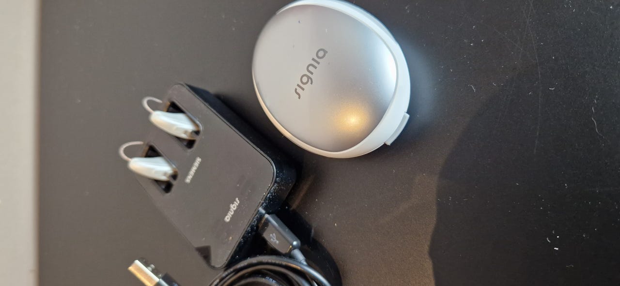 Signia Cellion 7px Ric oppladbare høreapparater høyre og venstre side ...