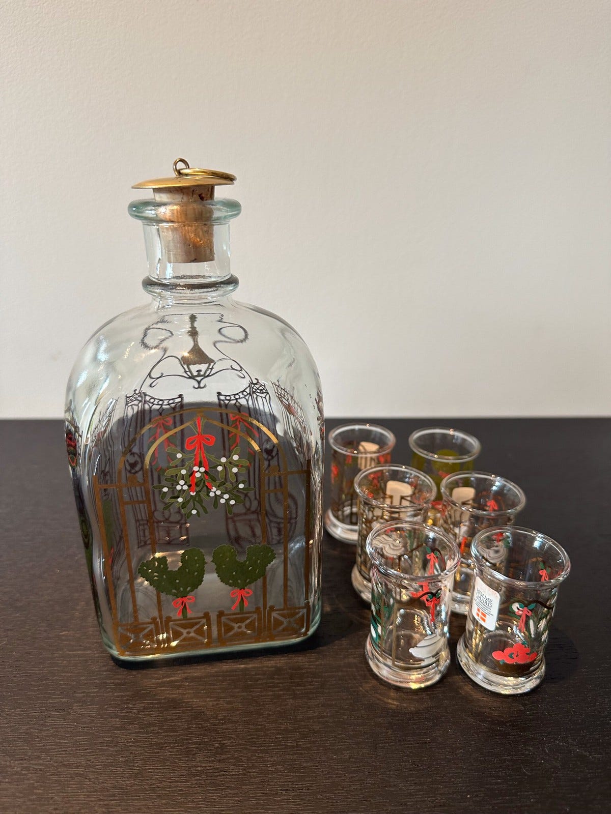 Holmgaard christmas flaske m/ 6 glass | FINN torget