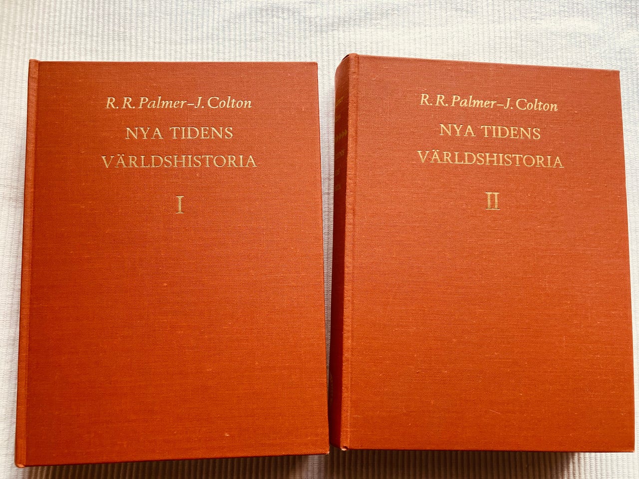 BokFrank: R.R. Palmer og Joel Colton: Nya tidens världshistoria I og II ...